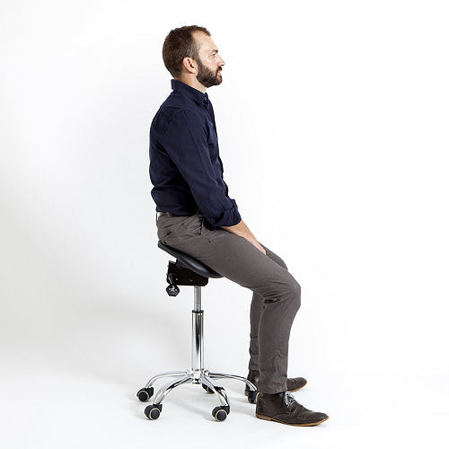 Saddle Chair with Split Seat and Tilt – DeskStand™